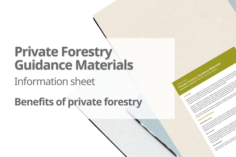 Benefits Of Private Forestry - Forest & Wood Products Australia